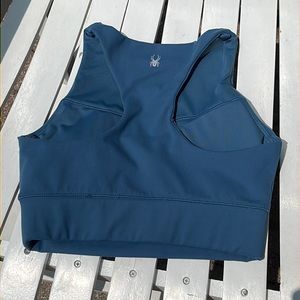 Spyder | Tops | Spyder Sports Bra Top Blue Size Small | Poshmark